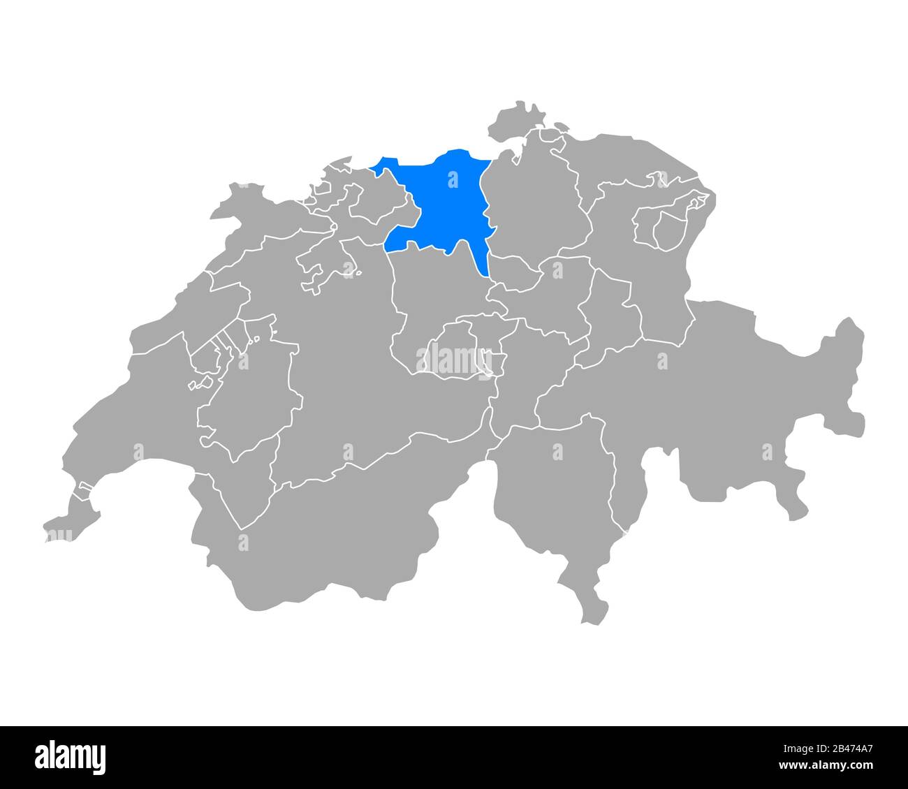 Map of Aargau in Switzerland Stock Photo - Alamy Map of Aargau in Switzerland Stock Photo - Alamy