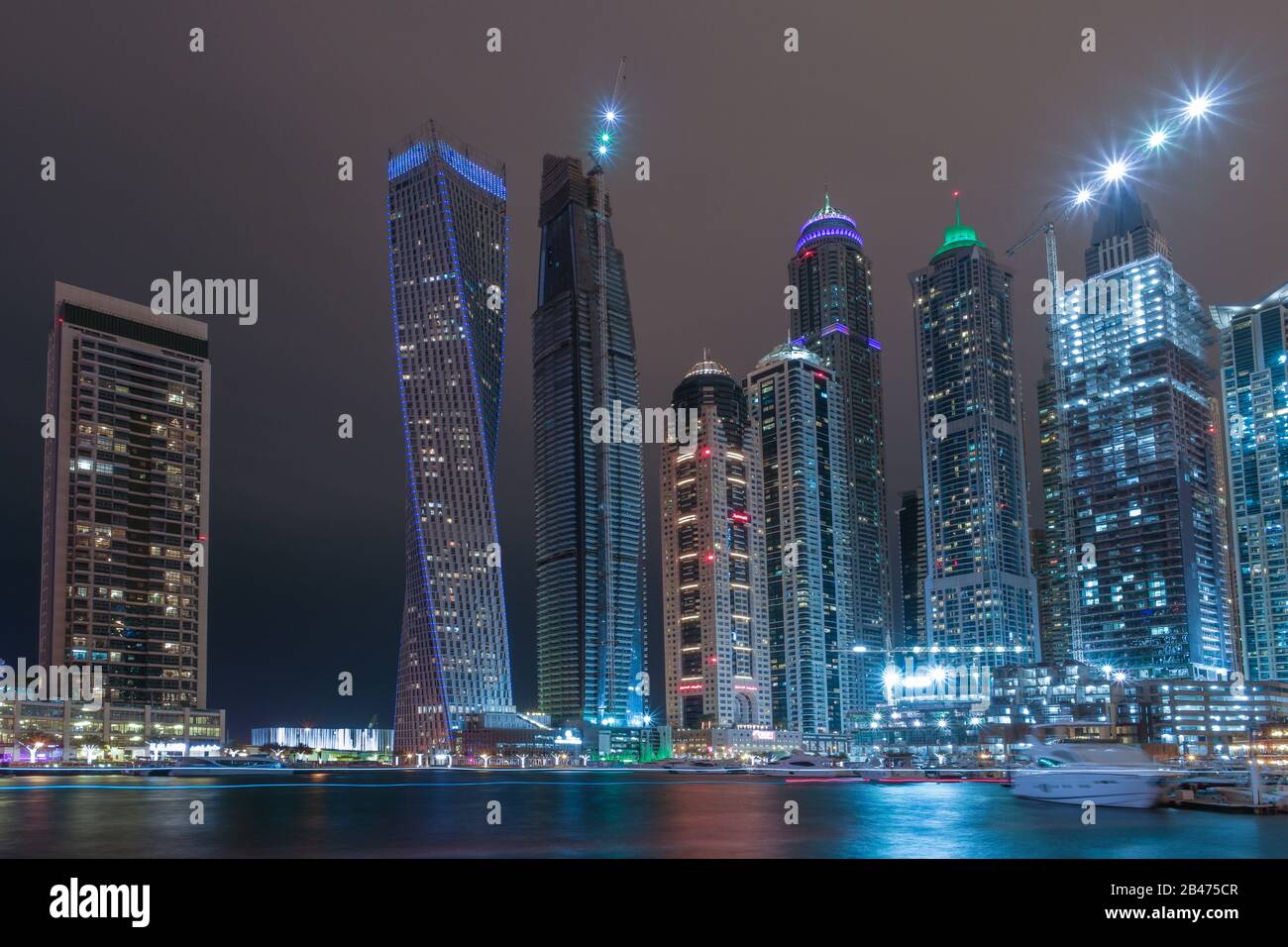 Dubai Arab Emirates city trip, Dubai skyline during vacation summer hot ...
