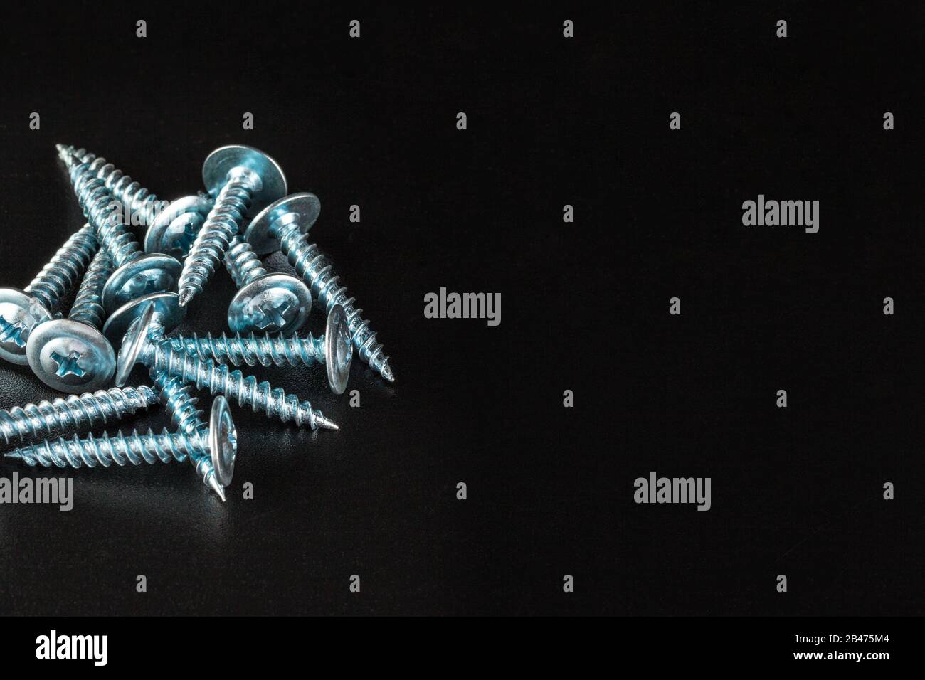 Screws screwed board close hi-res stock photography and images - Alamy