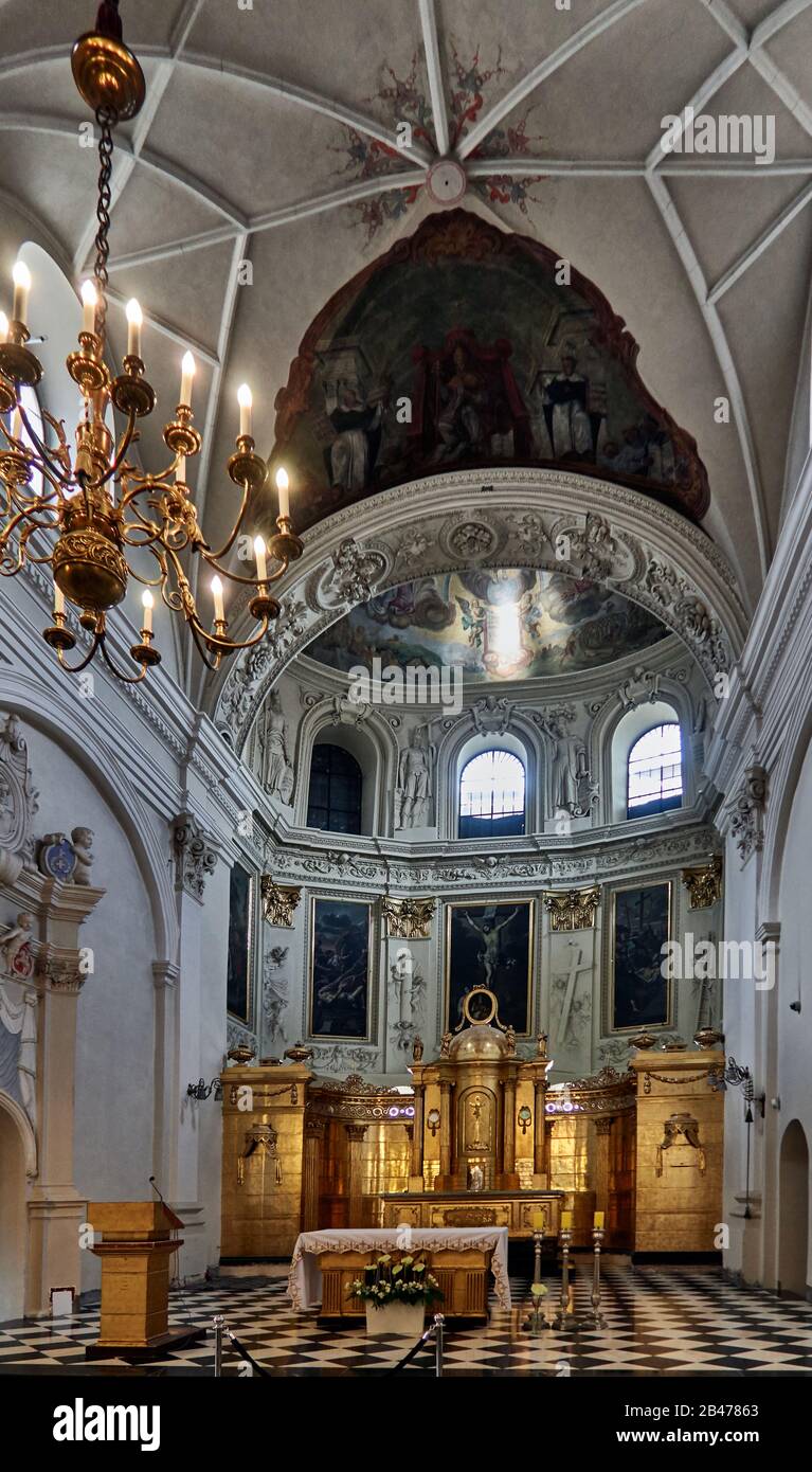 Europe, Poland, Lublin province, Lublin city, Basilica of St ...