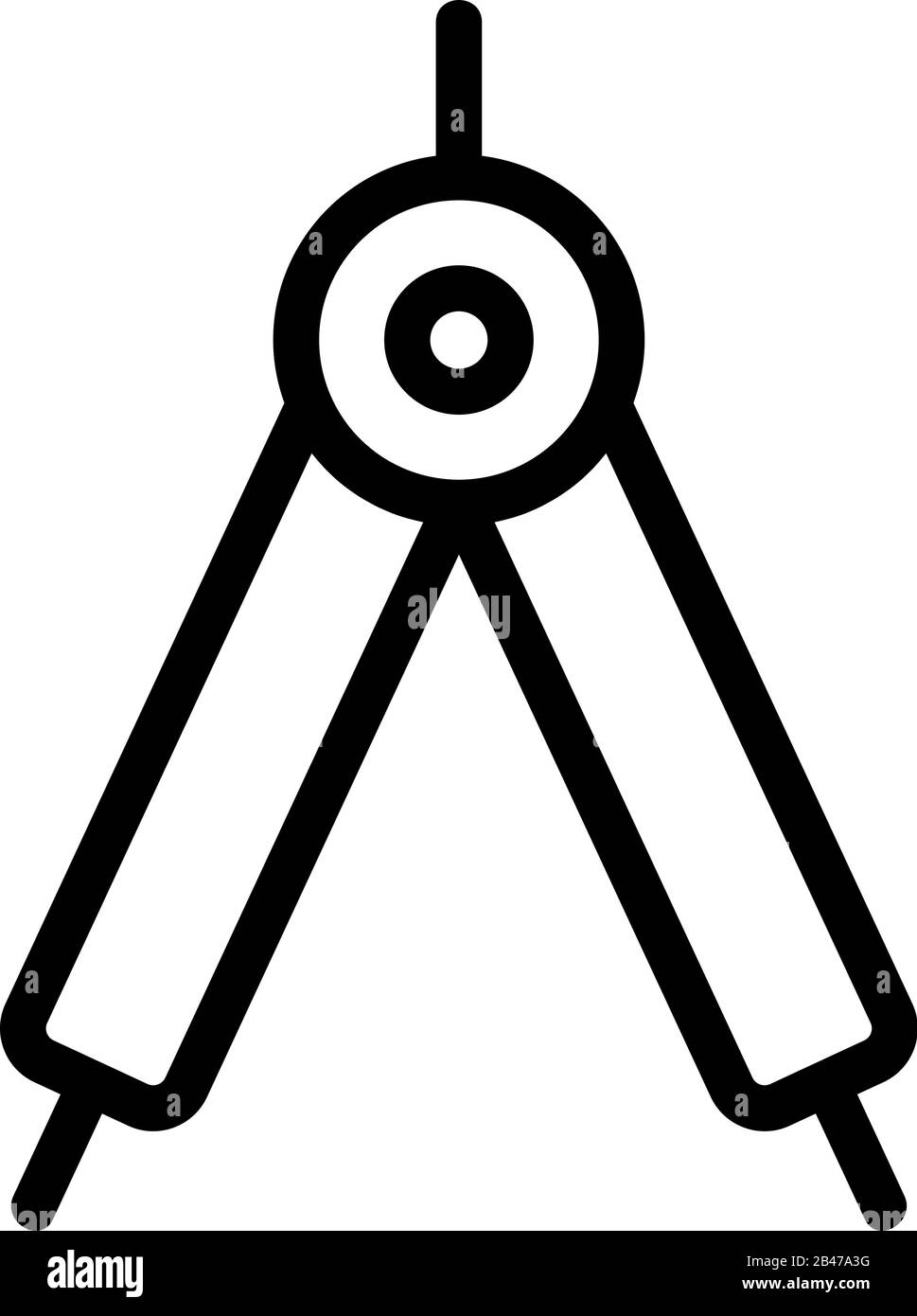 Circular icon vector. Isolated contour symbol illustration Stock Vector ...