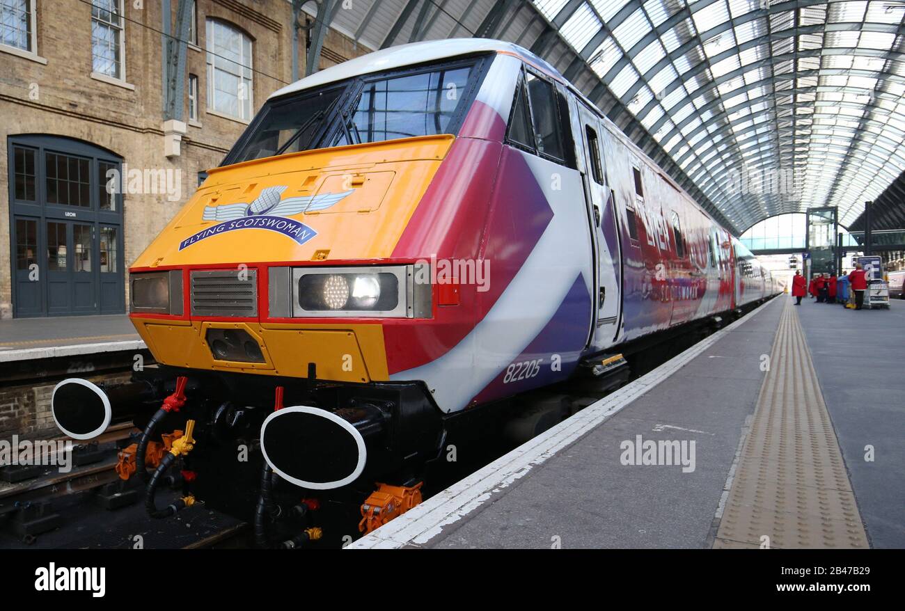 The Flying Scotswoman, the LNER Edinburgh to London rail service which ...