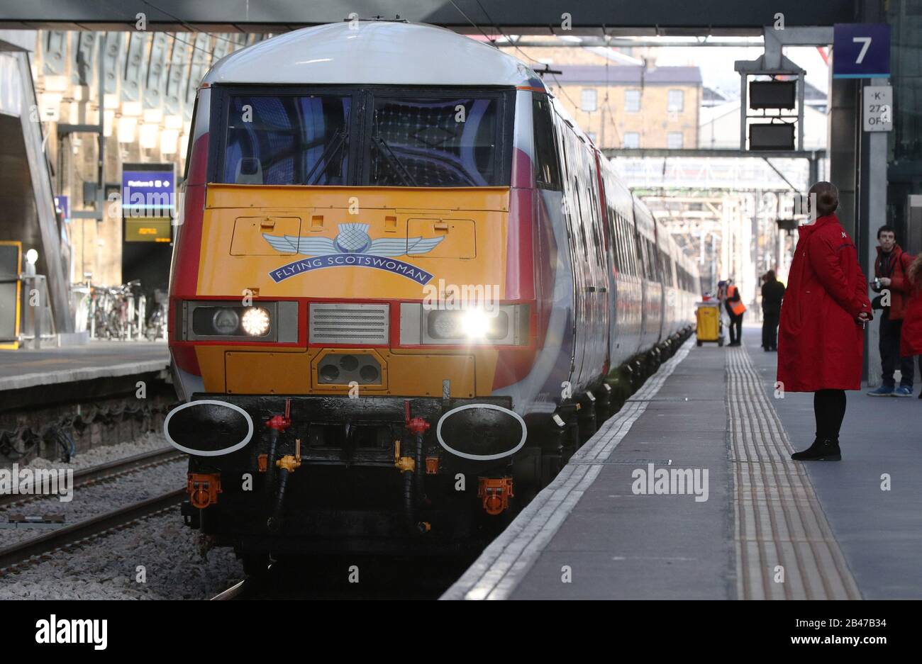 The Flying Scotswoman, the LNER Edinburgh to London rail service which ...