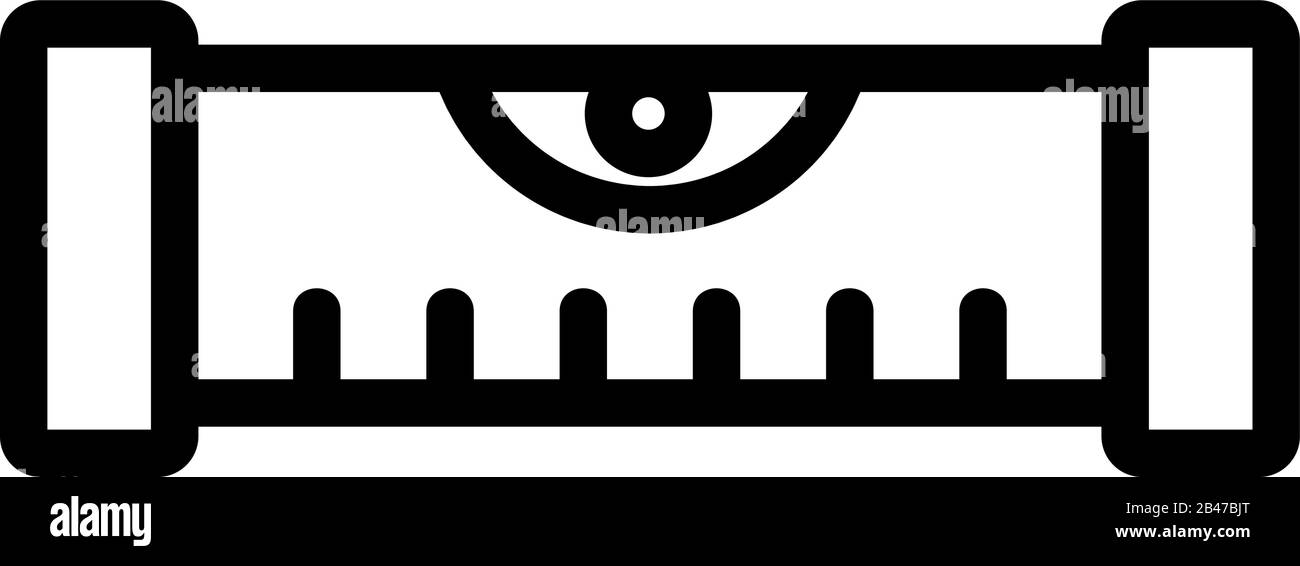 Level icon vector. Isolated contour symbol illustration Stock Vector ...