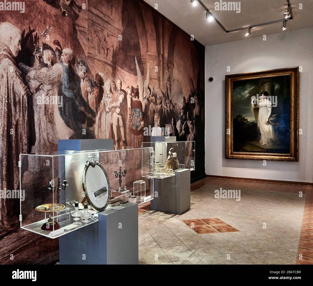 Who built a splendid rococo residence museum hi-res stock photography ...