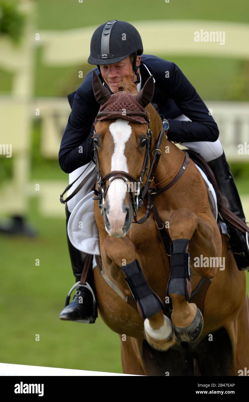 Sebastian Numminen (FIN) riding Sails Away, World Equestrian Games ...