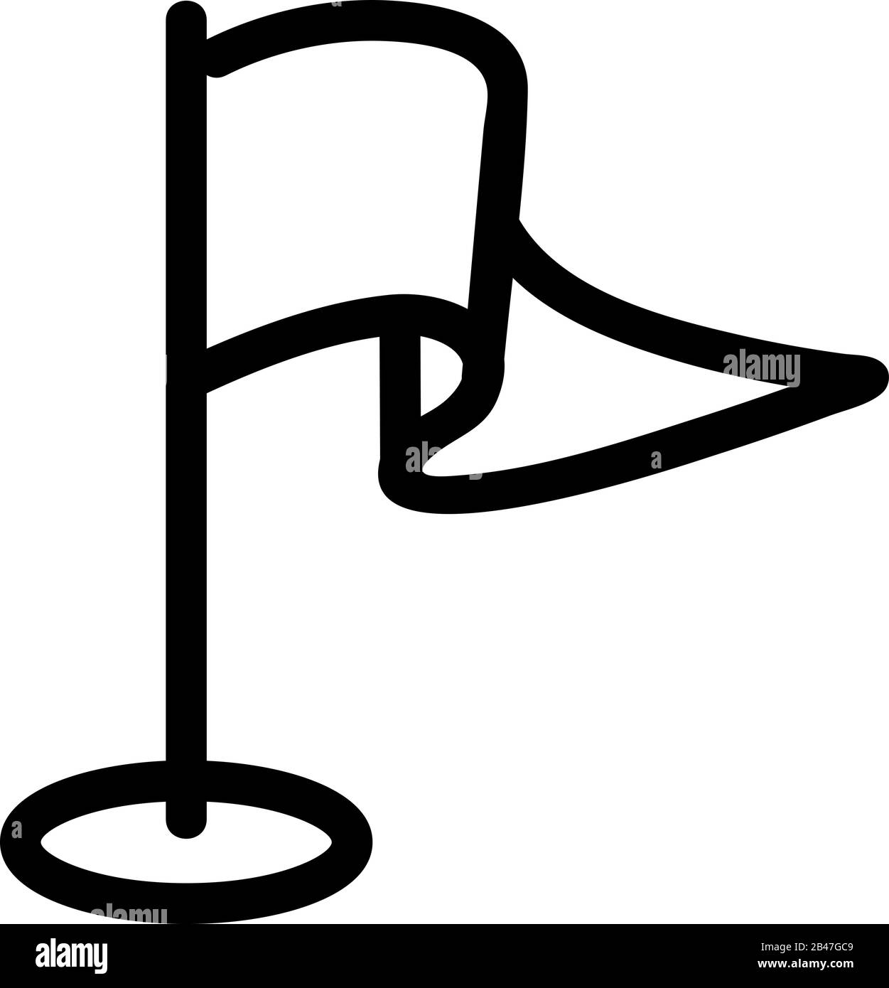 Location place of the vector icon. Isolated contour symbol illustration ...