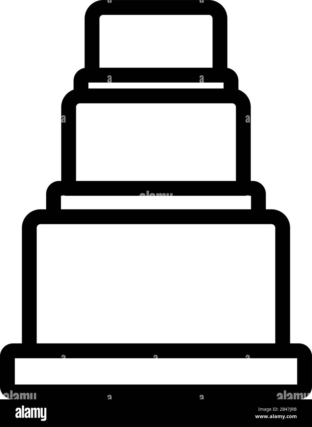 Mechanical jack icon vector. Isolated contour symbol illustration Stock ...