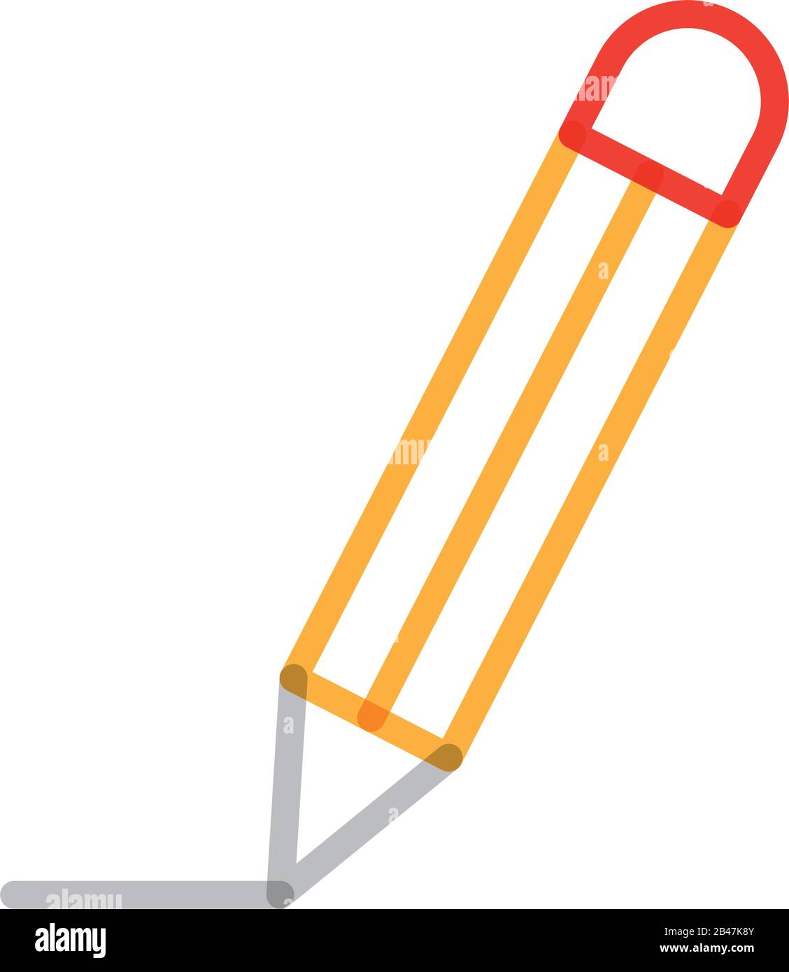 Pencil multiply line style icon design, Tool write office object ...