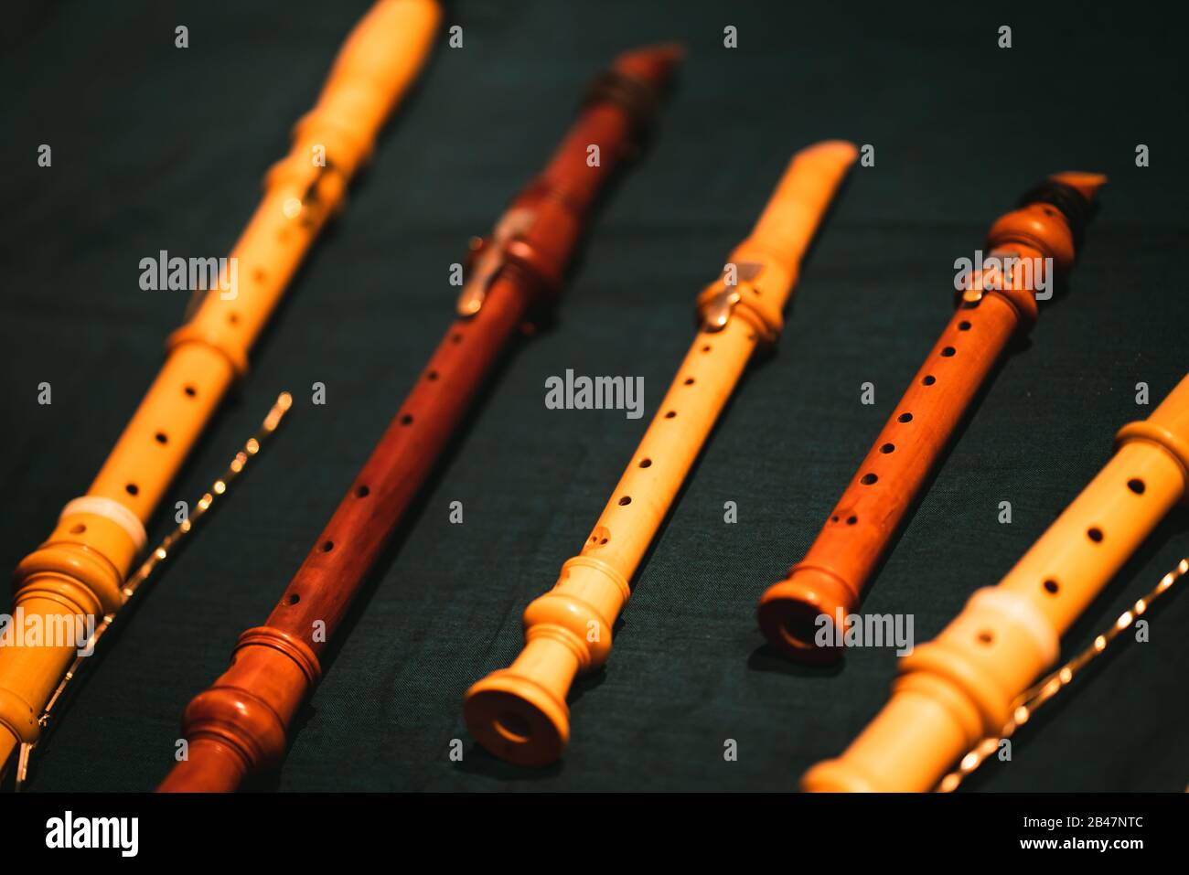 Early Music Historical Instrument - Baroque Traverso Stock Photo - Alamy