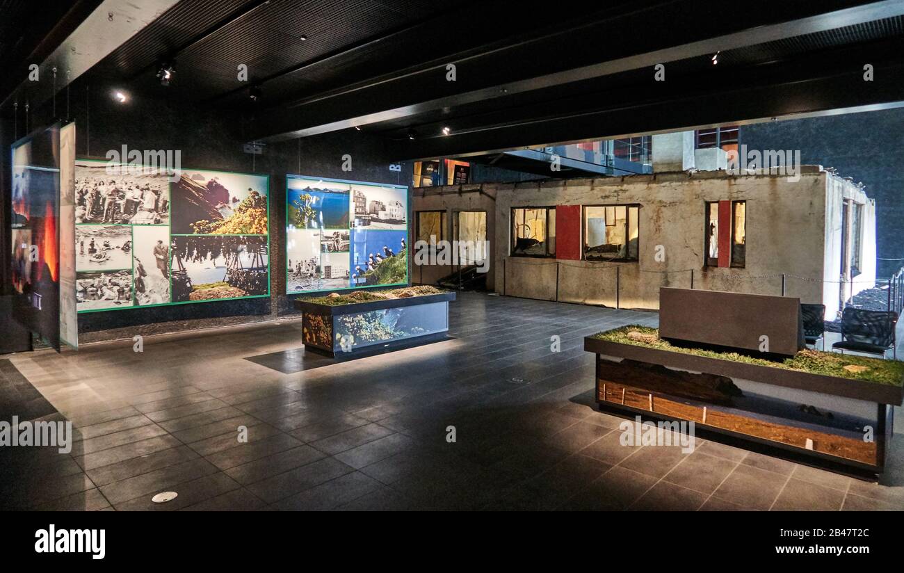 Heimaey island, , Edheimar Museum, The Icelandic eruption in Heimaey ...