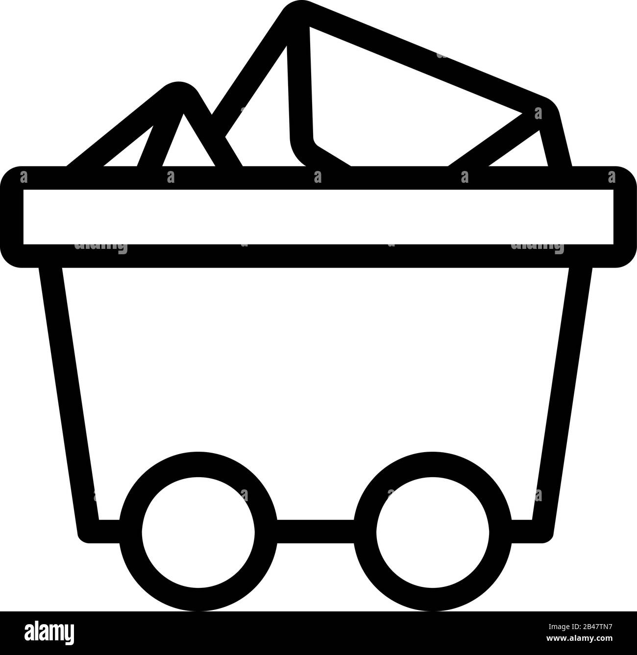 ore gold icon vector. Isolated contour symbol illustration Stock Vector ...