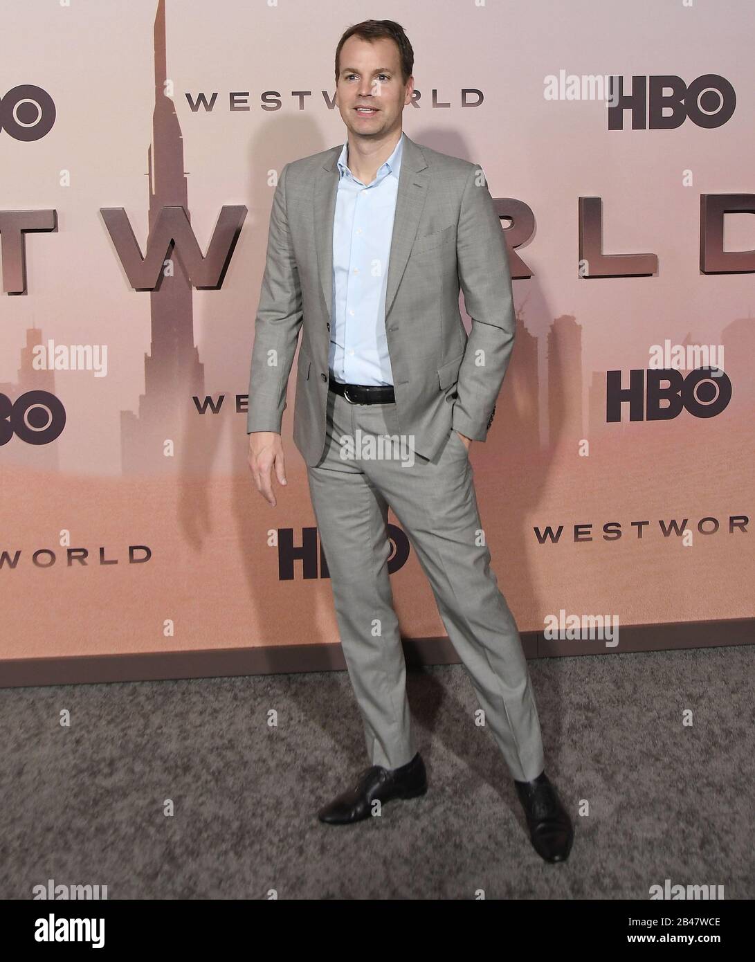 Los Angeles, USA. 05th Mar, 2020. Casey Bloys arrives at the HBO's ...
