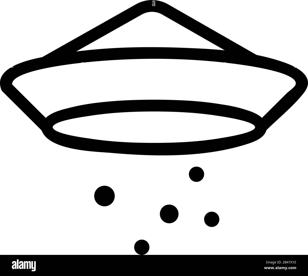 Gold mining icon vector. Isolated contour symbol illustration Stock ...