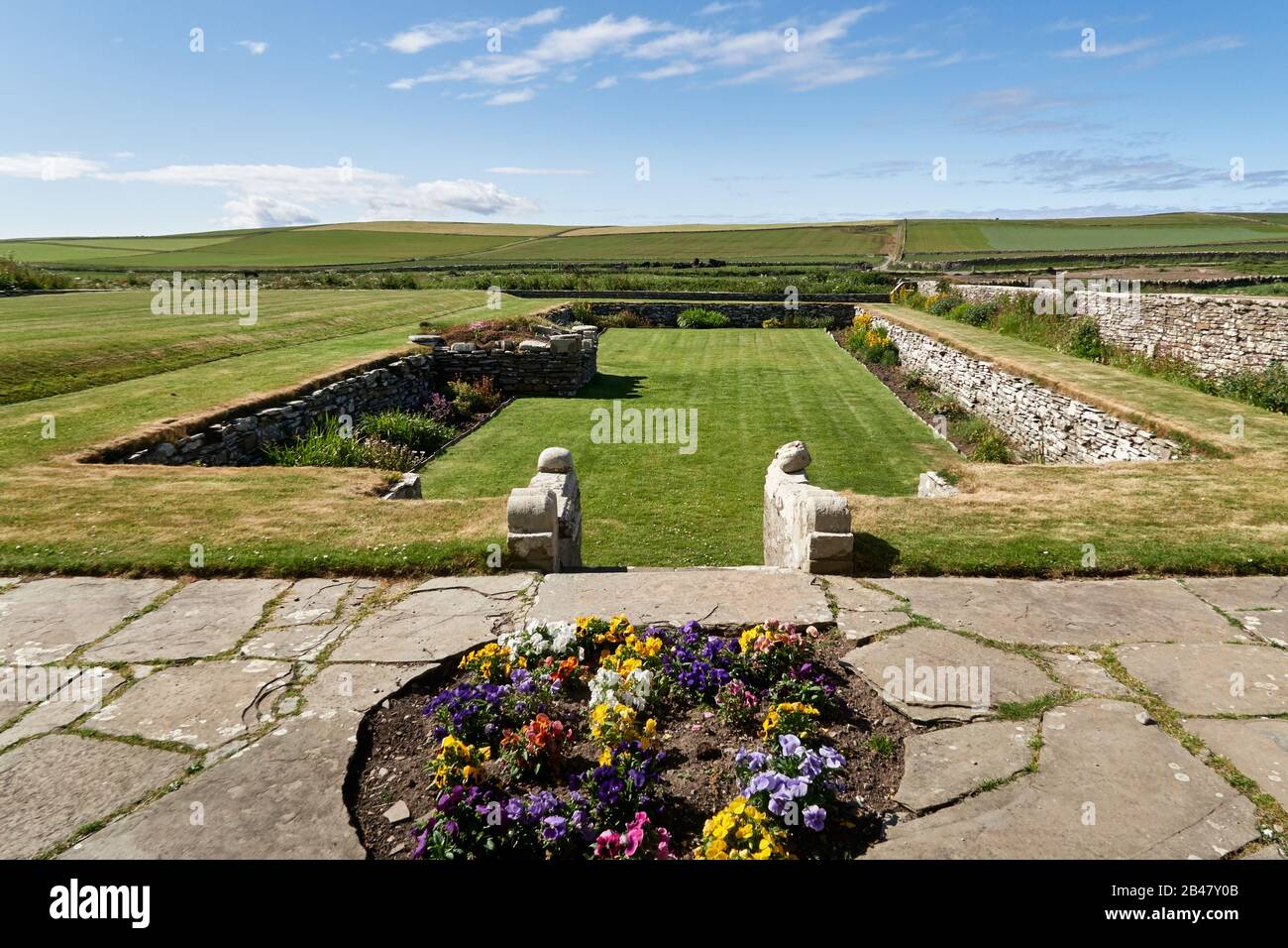 The park in the skaill house mansion hi-res stock photography and ...