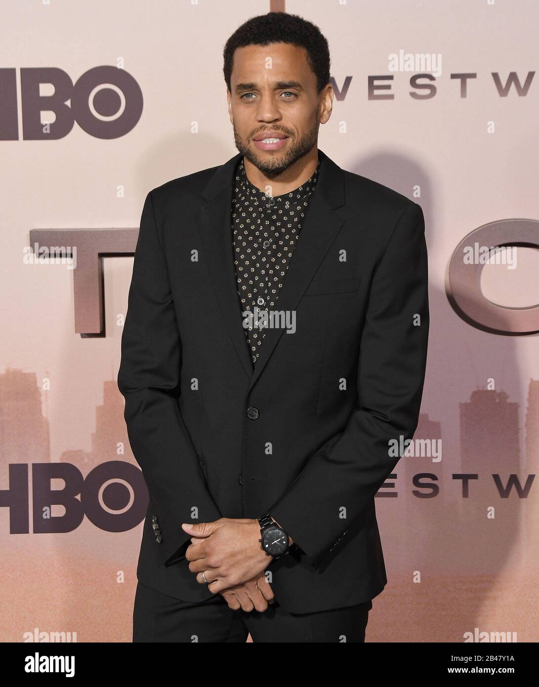 Los Angeles, USA. 05th Mar, 2020. Michael Ealy arrives at the HBO's ...