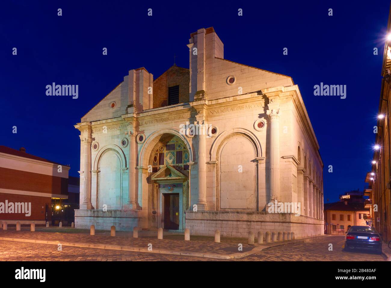 The Tempio Malatestiano (Malatesta Temple) - cathedral church of Rimini ...