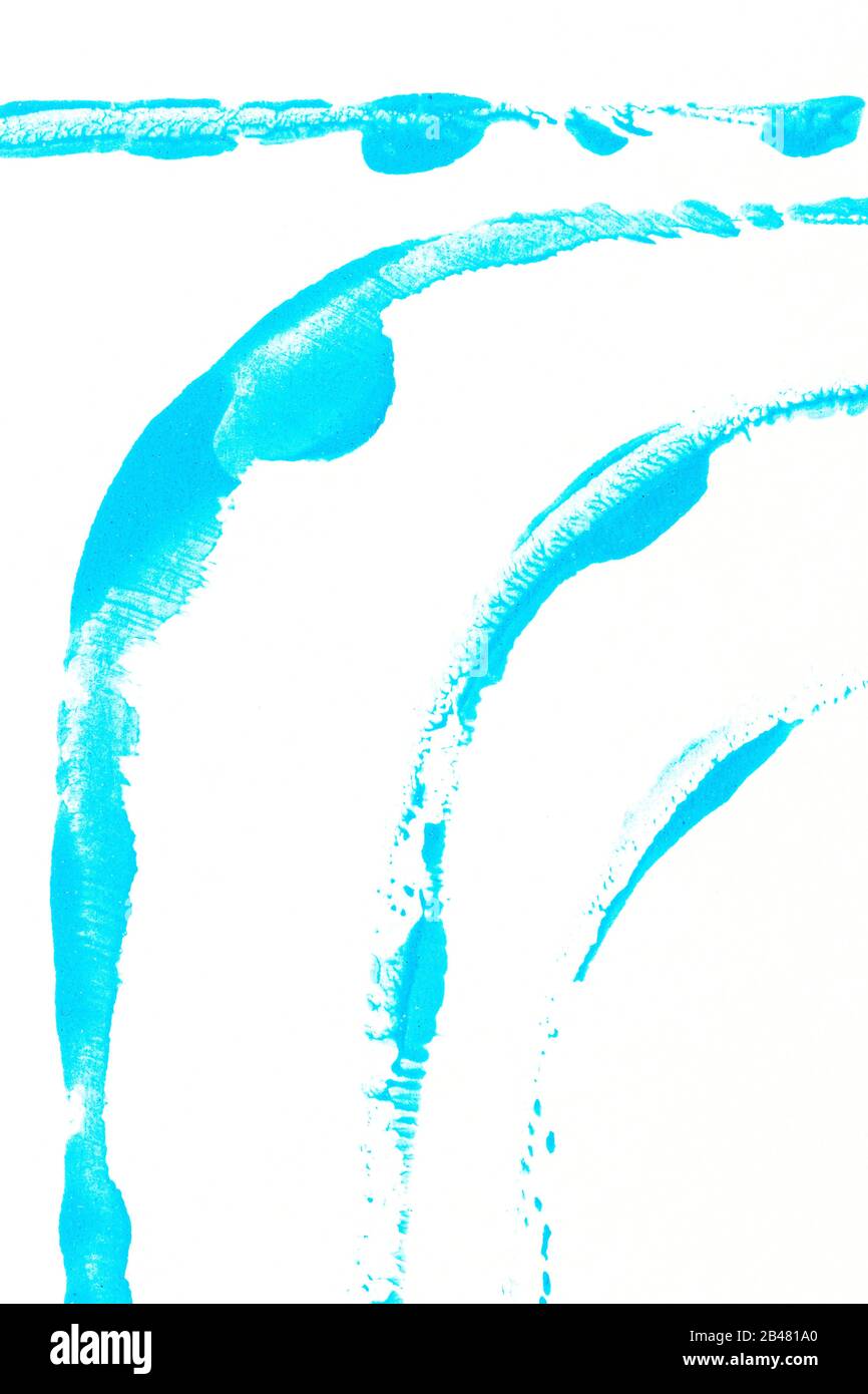 Blue lined abstract acrylic art background. Stamped texture close up ...