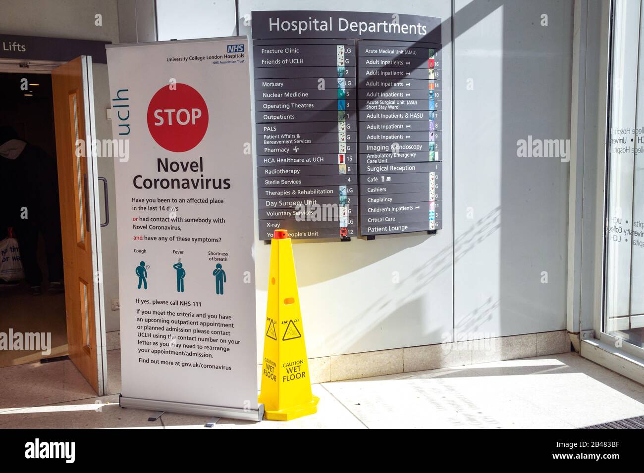 Hospital Flu Signage