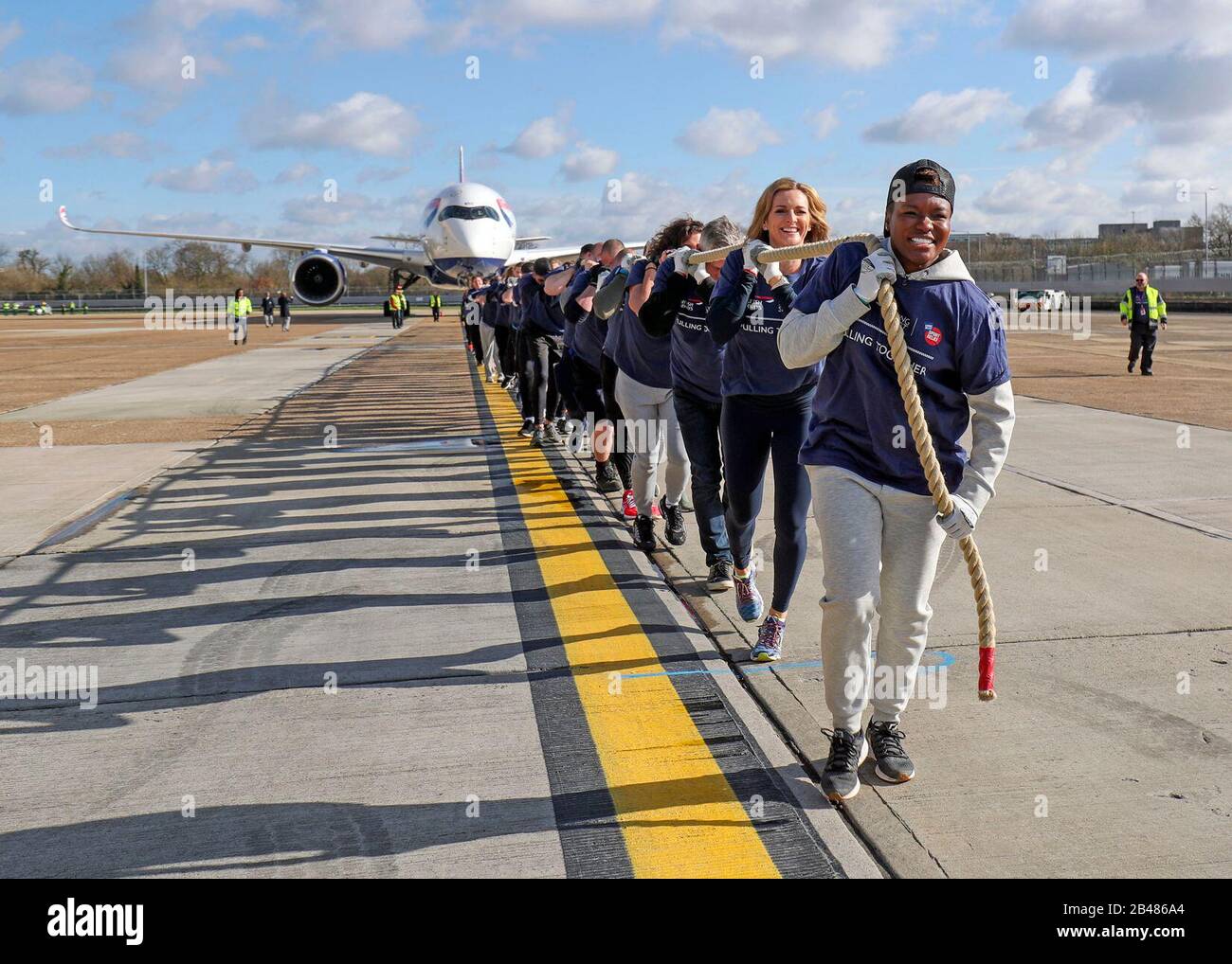 (Front to back) Nicola Adams, Gabby Logan, Gary Lineker, Joe Wicks ...