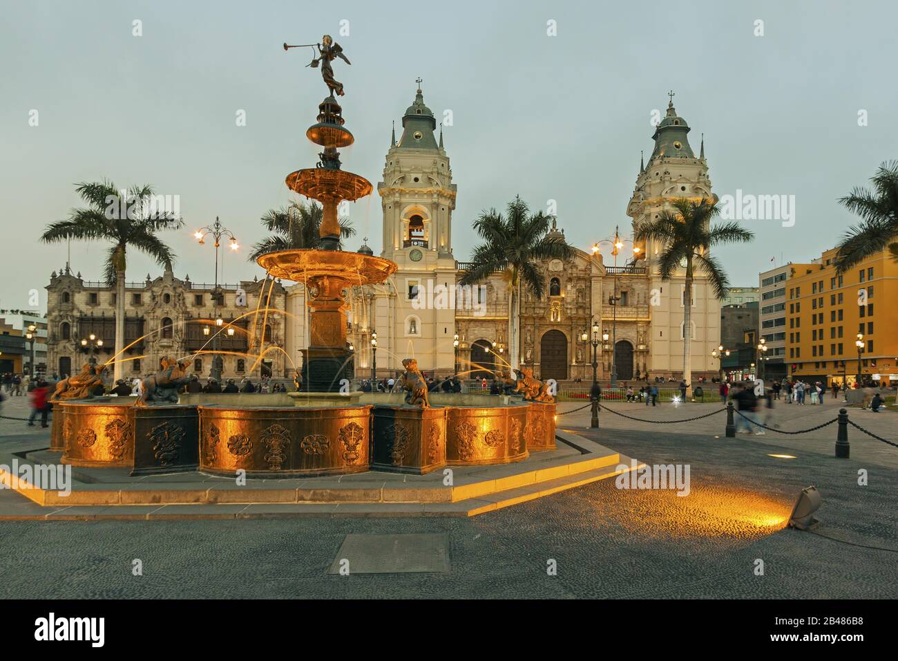 Lima main square hi-res stock photography and images - Alamy