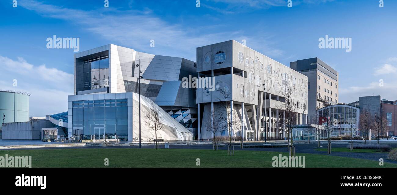 Outside the House of Music in Aalborg, Denmark Stock Photo - Alamy