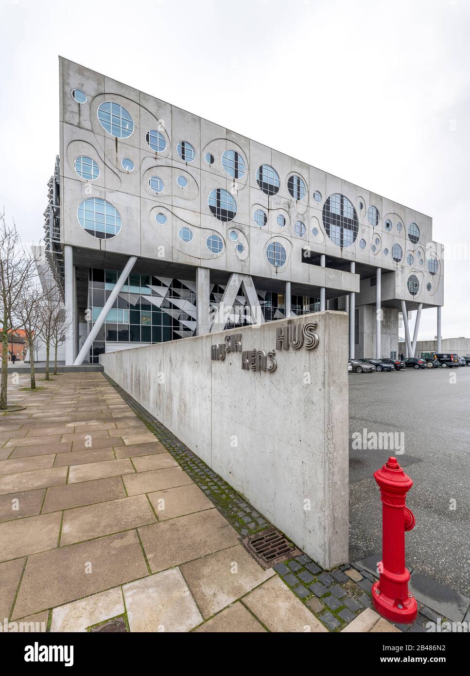 Outside the House of Music in Aalborg, Denmark Stock Photo - Alamy