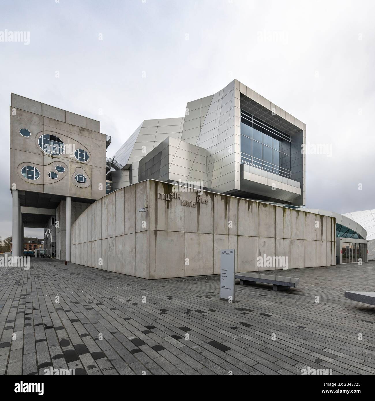 Outside the House of Music in Aalborg, Denmark Stock Photo - Alamy