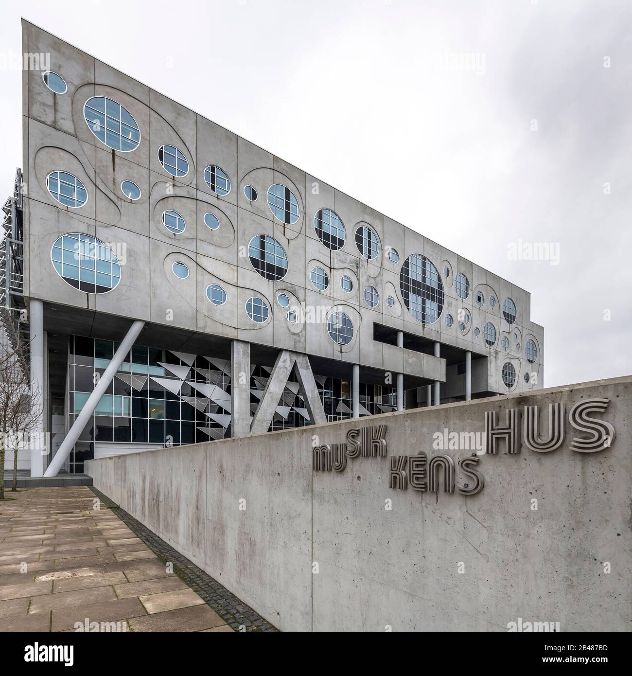 Outside the House of Music in Aalborg, Denmark Stock Photo - Alamy