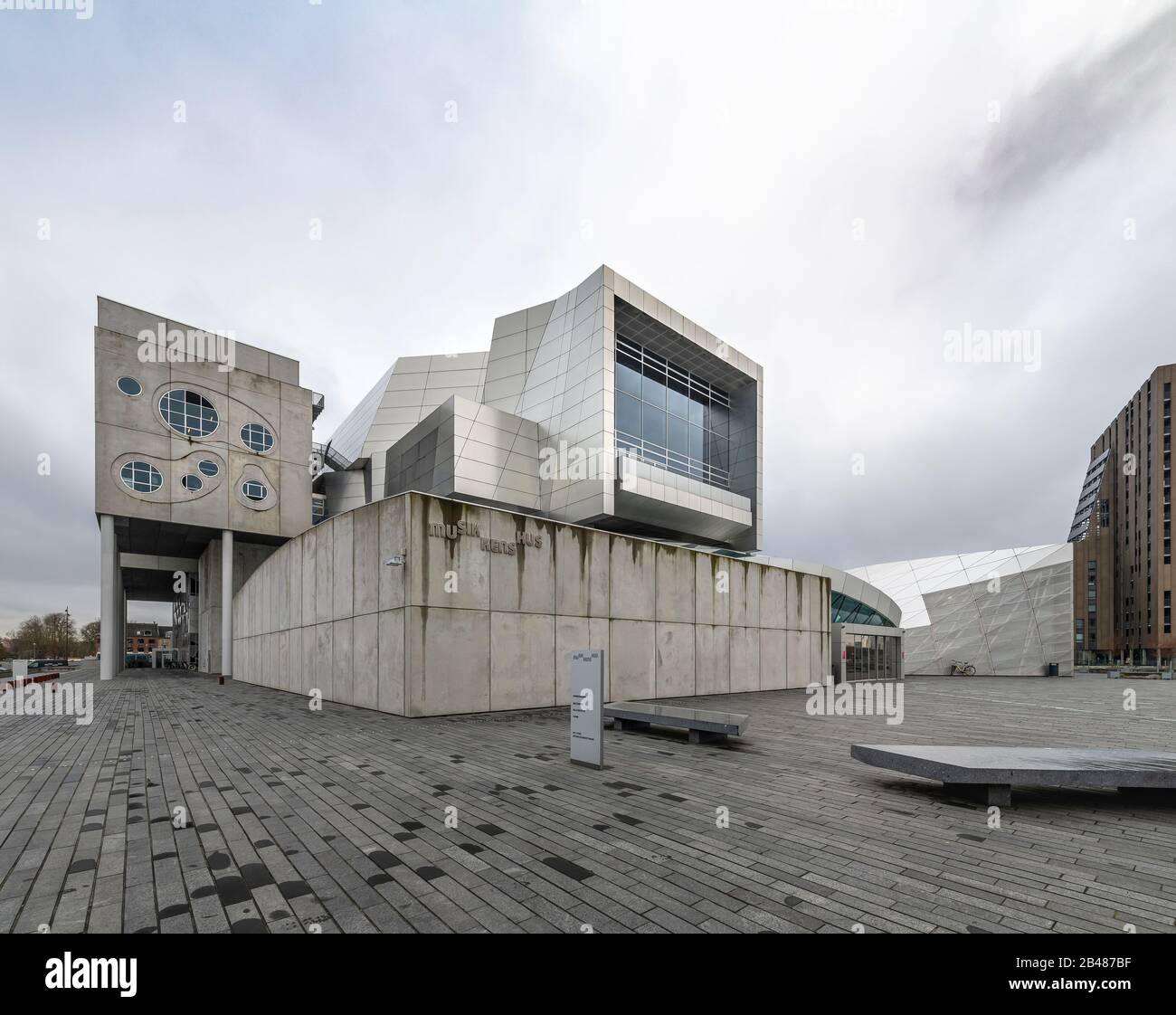 Outside the House of Music in Aalborg, Denmark Stock Photo - Alamy