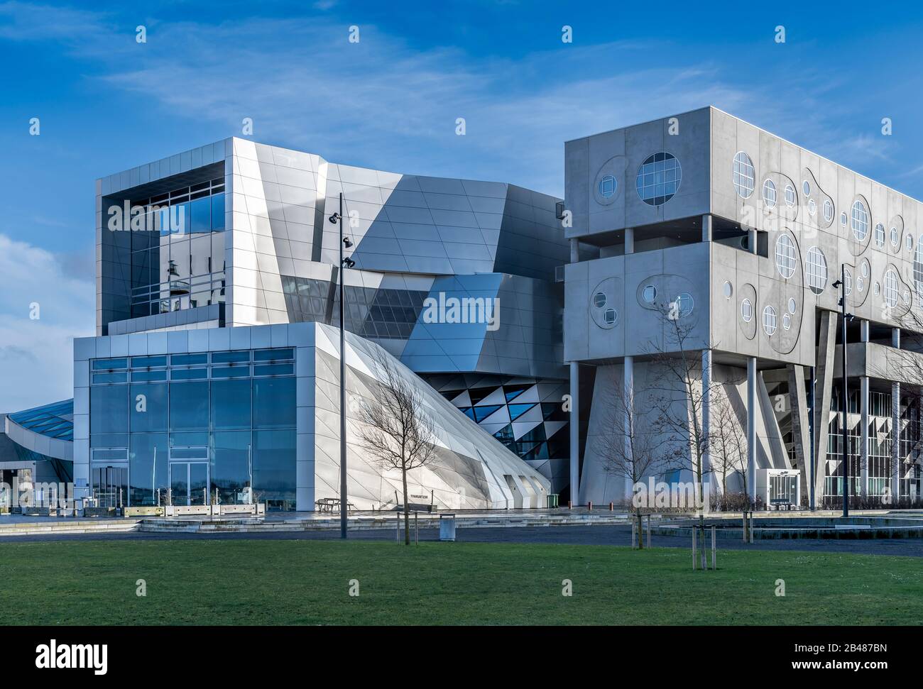Outside the House of Music in Aalborg, Denmark Stock Photo - Alamy