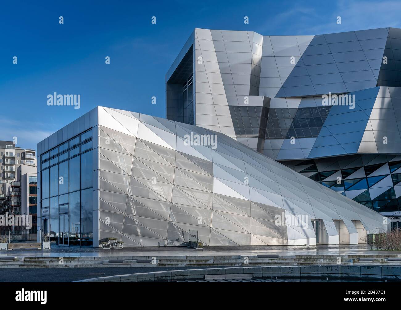 Outside the House of Music in Aalborg, Denmark Stock Photo - Alamy