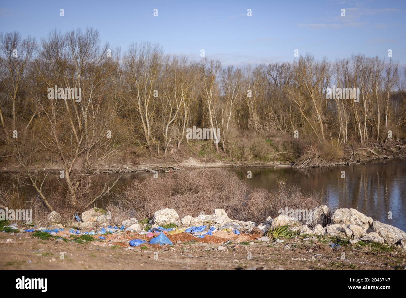 Doyran, Turkey. 06th Mar, 2020. The river Mariza (River Evros in Greece ...