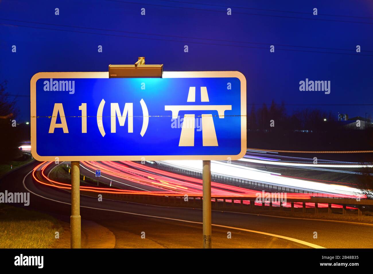 M1 Road Sign High Resolution Stock Photography and Images - Alamy
