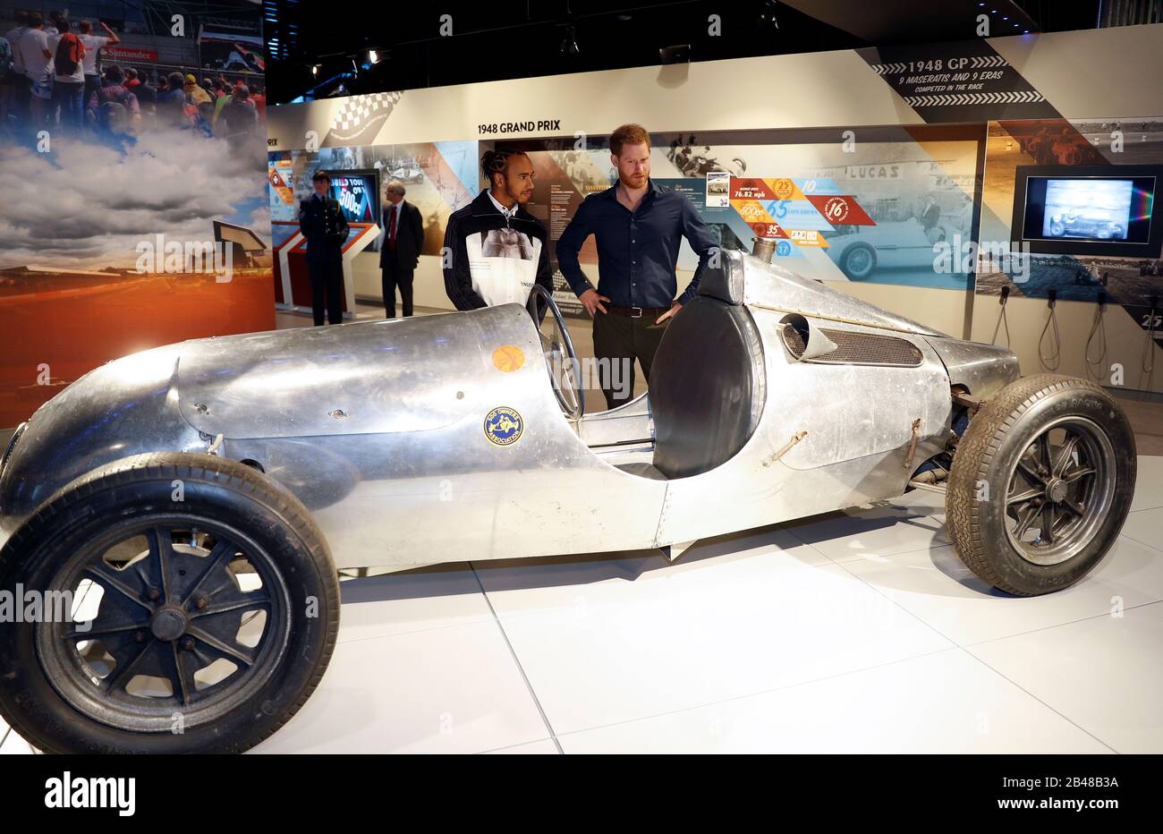 The Duke of Sussex speaks with Formula One World Champion Lewis ...