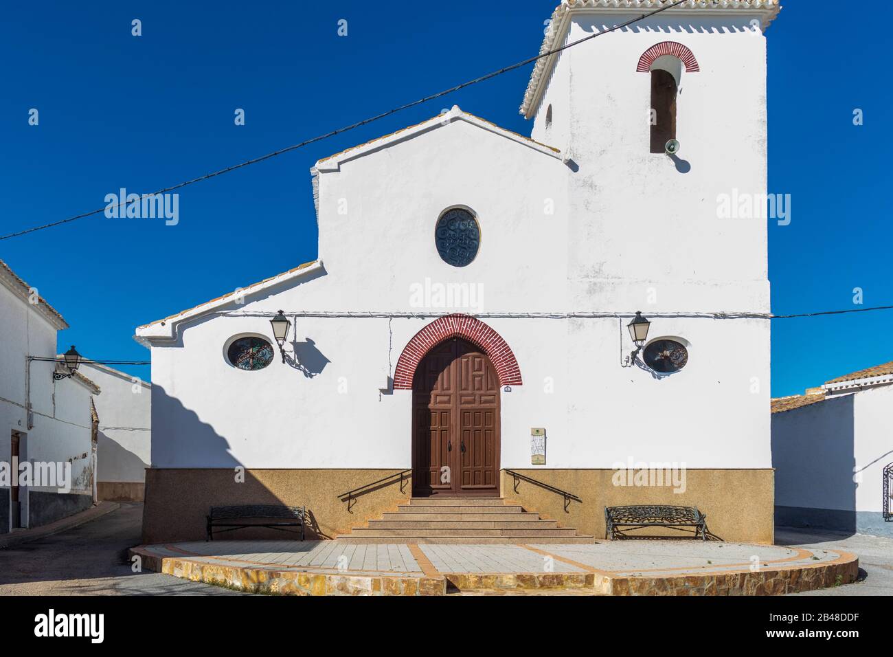 Typical small spanish town hi-res stock photography and images - Alamy