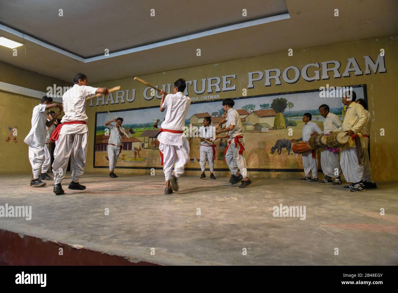 Tharu people hi-res stock photography and images - Alamy