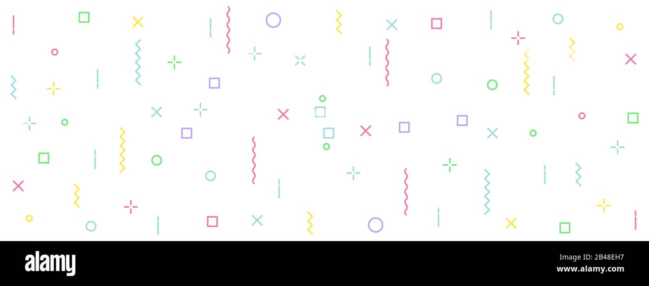 Abstract cute geometric background. Geometric seamless pattern. Vector illustration Stock Vector ...