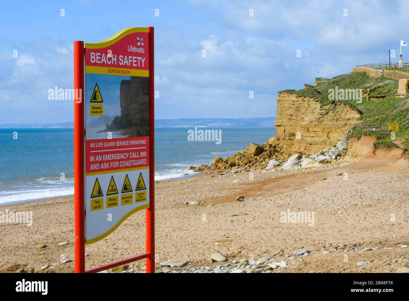 Hive Beach, Burton Bradstock, Dorset, UK. 6th March 2020. UK Weather ...