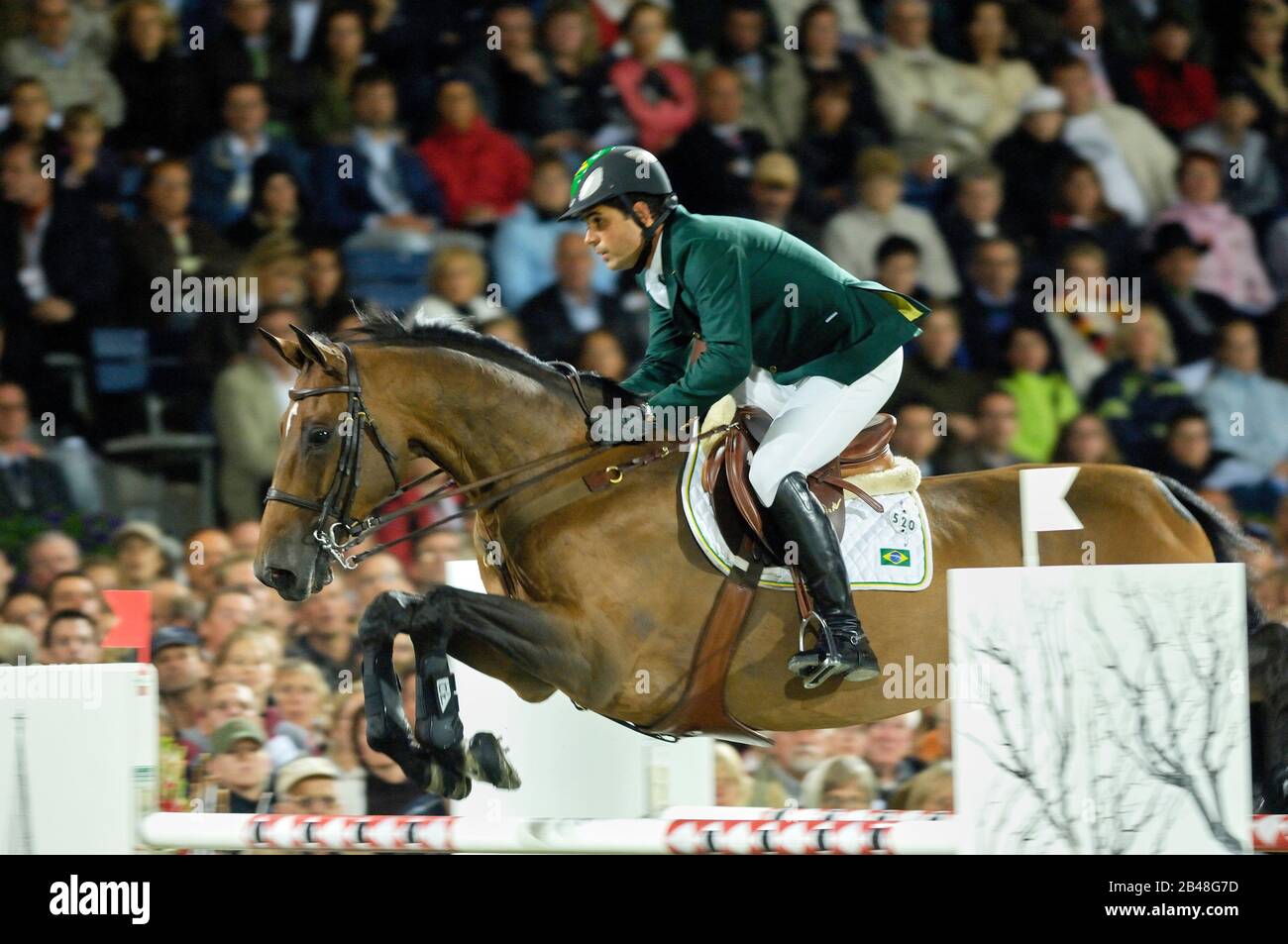 Alvaro Miranda (BRA), riding Nike, World Equestrian Games, Aachen, 31 ...