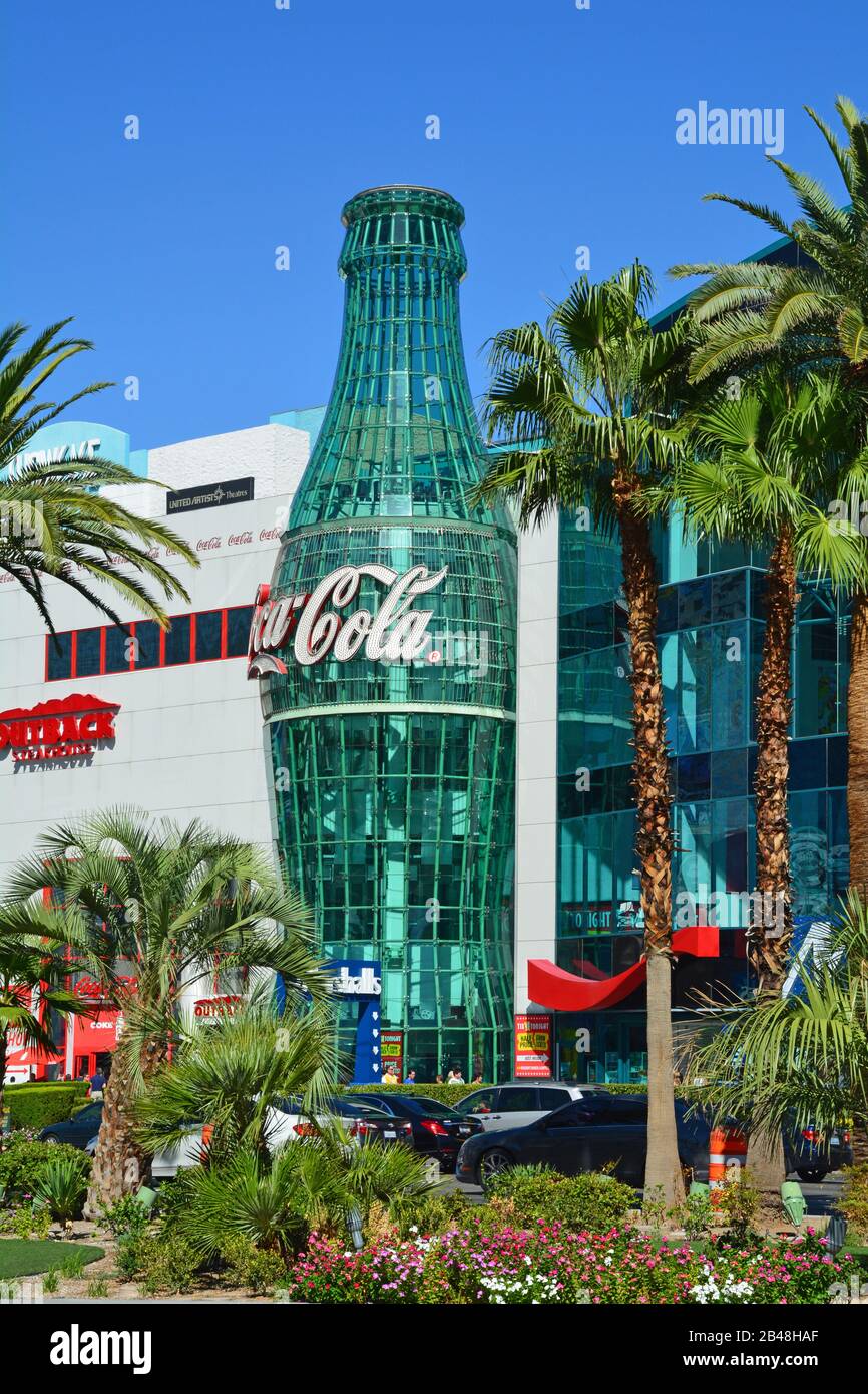 Las Vegas NV, USA 09-15-14 Coca-Cola Store located on the Strip with ...
