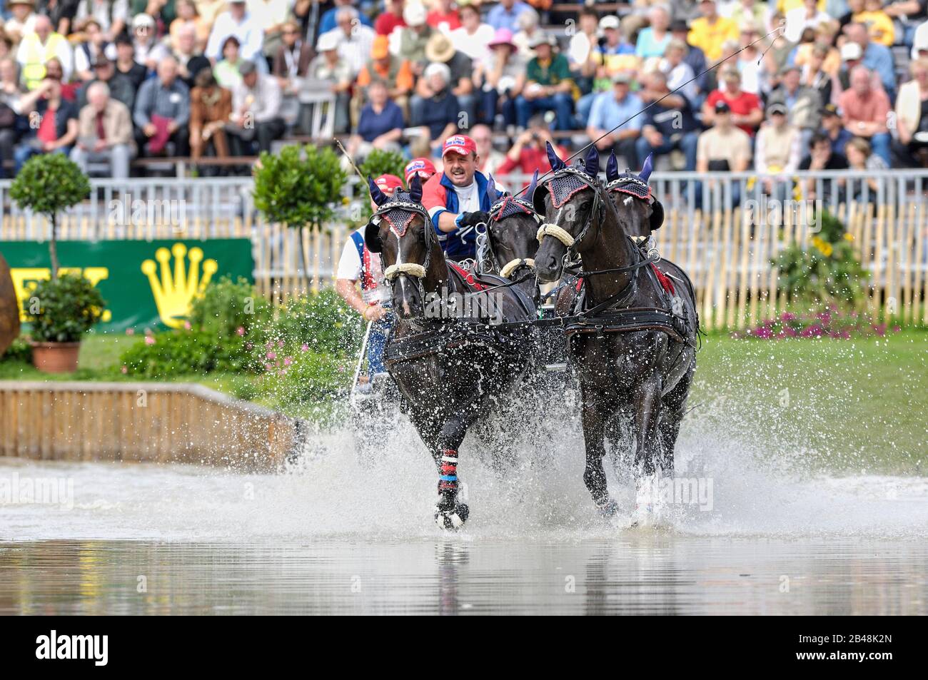 Zdnek Jirasek (CZE), World Equestrian Games, Aachen, 31 August 2006 ...