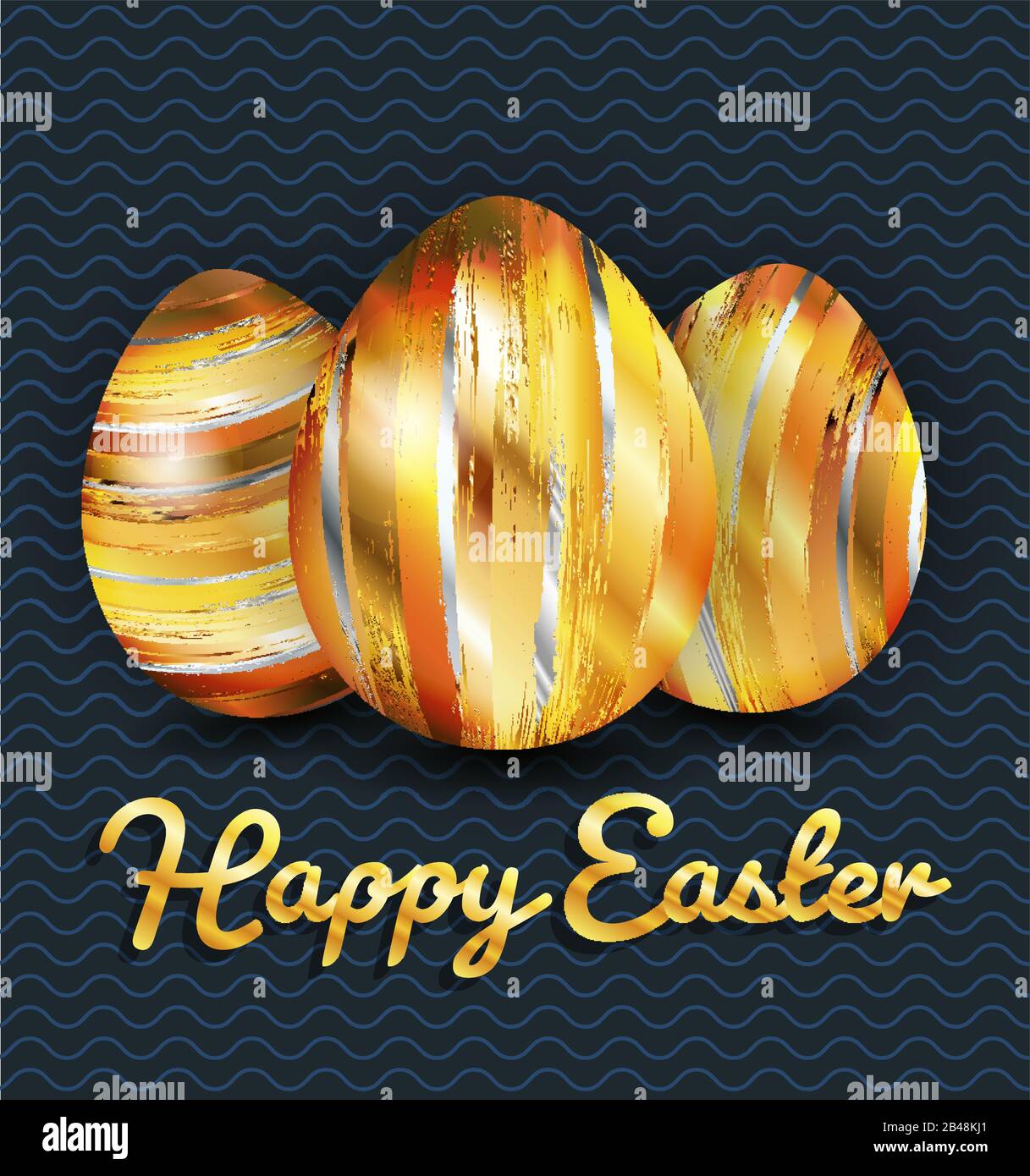 Gold easter egg Stock Vector Images - Alamy