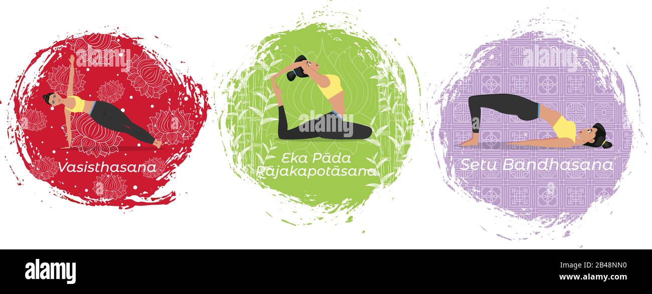 Setu asana Stock Vector Images - Alamy