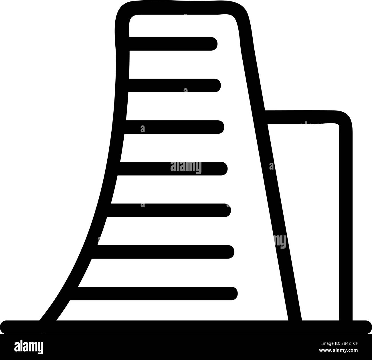 city future icon vector. Isolated contour symbol illustration Stock ...