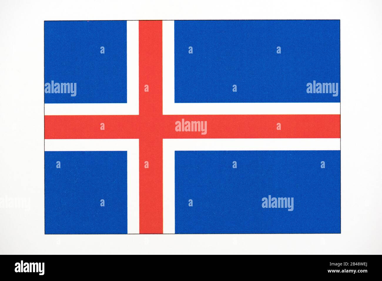 National flag of Iceland Stock Photo - Alamy