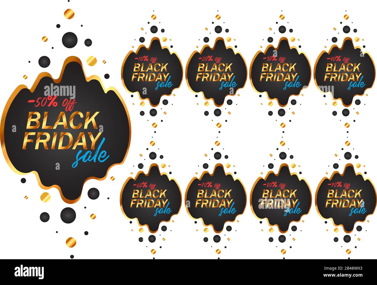Shiny black friday sale Stock Vector Images - Alamy