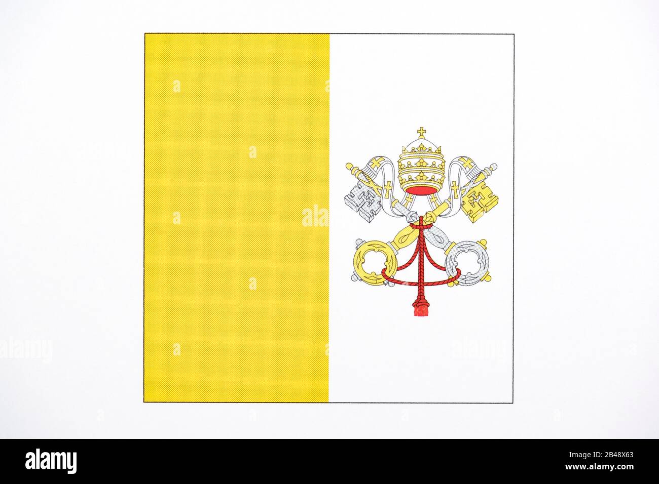 National flag of Vatican City Stock Photo - Alamy