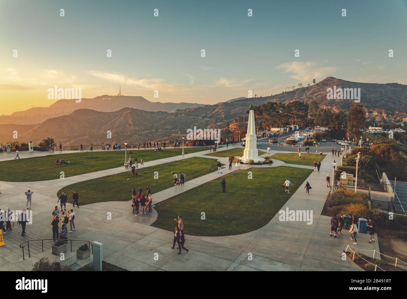 Los Angeles, California - February 18, 2020 : Famous Griffith ...