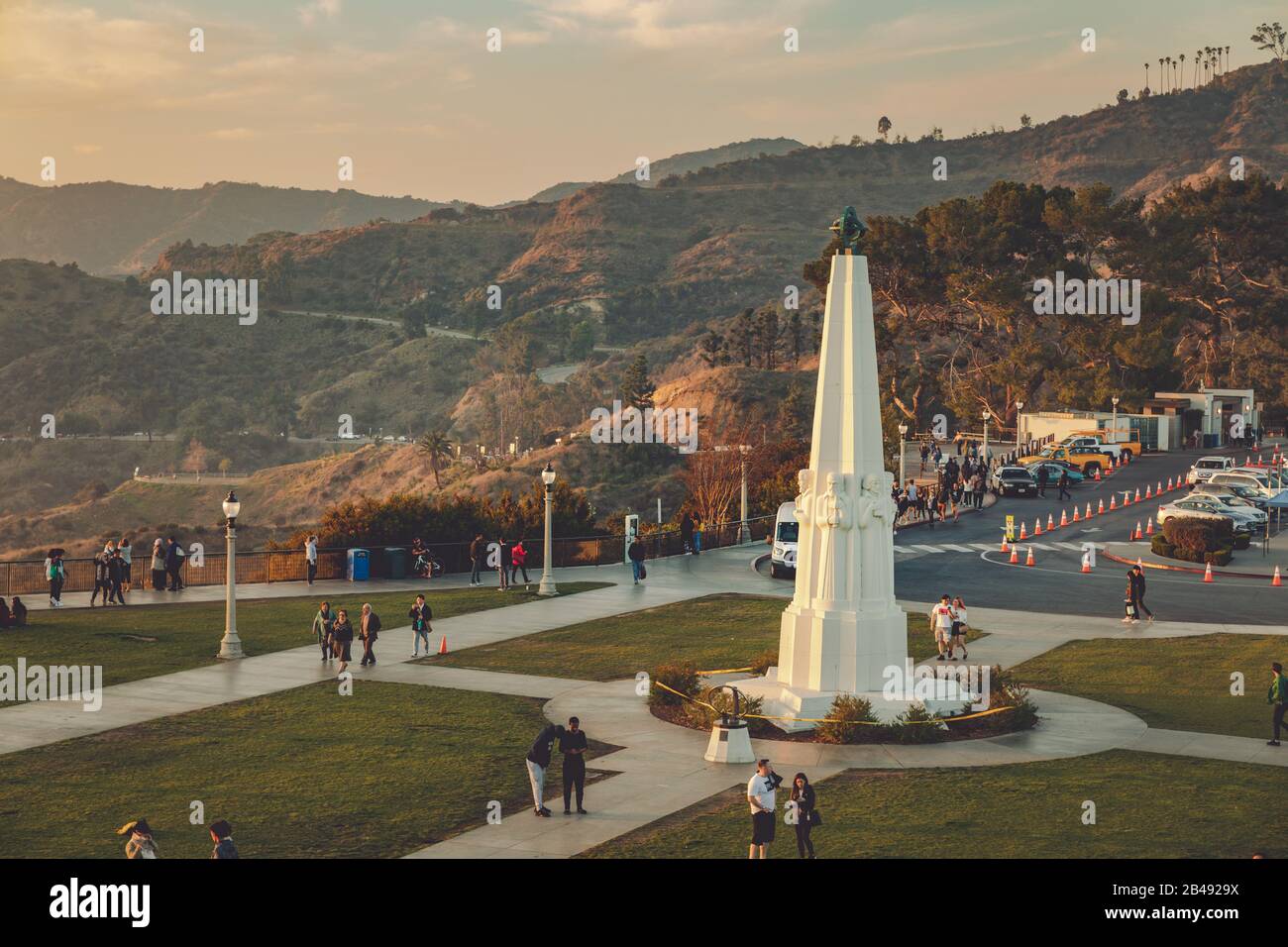 Los Angeles, California - February 18, 2020 : Famous Griffith ...